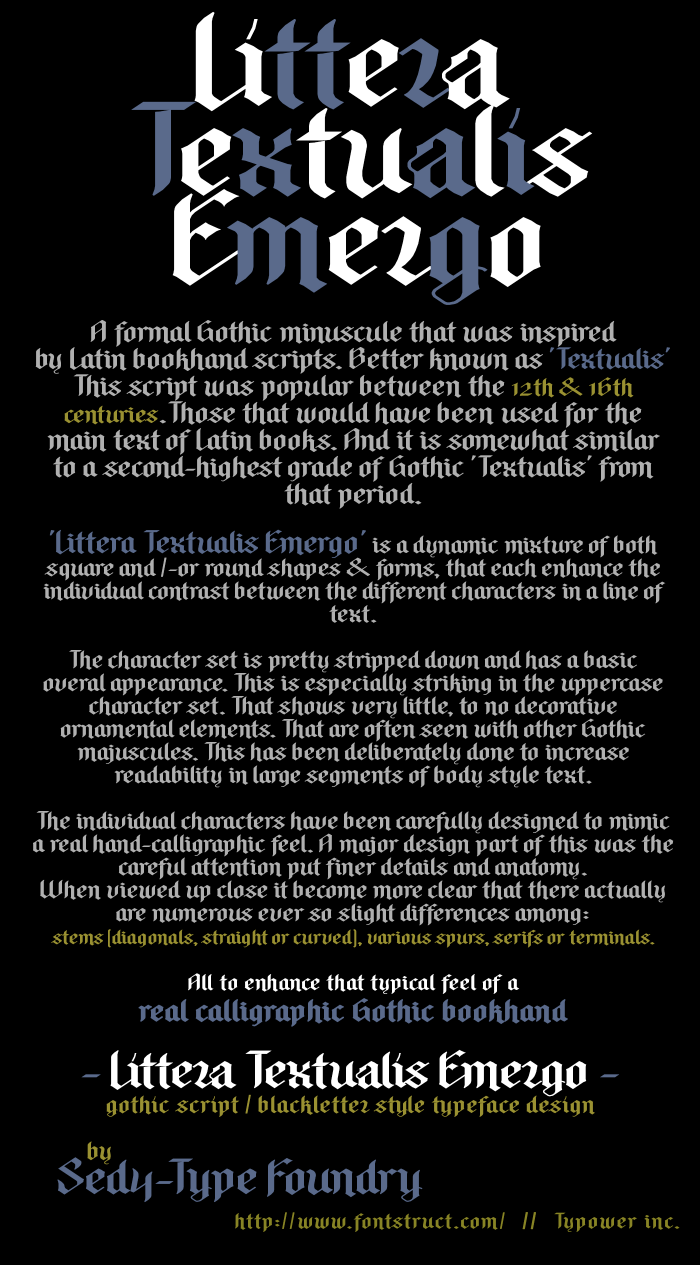 STF_LITTERA TEXTUALIS EMERGO | FontStruct